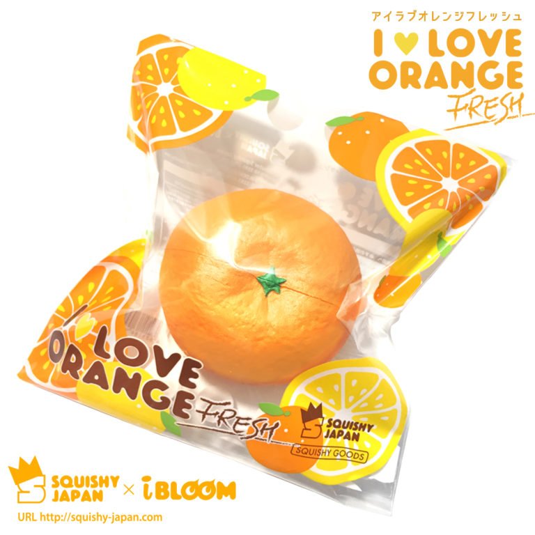 IBloom - I Love Orange Fresh - Squishy Japan