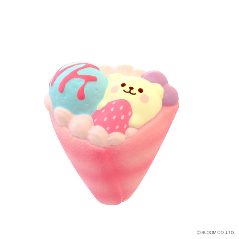 IBloom - Marshmallow Bear's Strawberry Crepe MINI - Squishy Japan