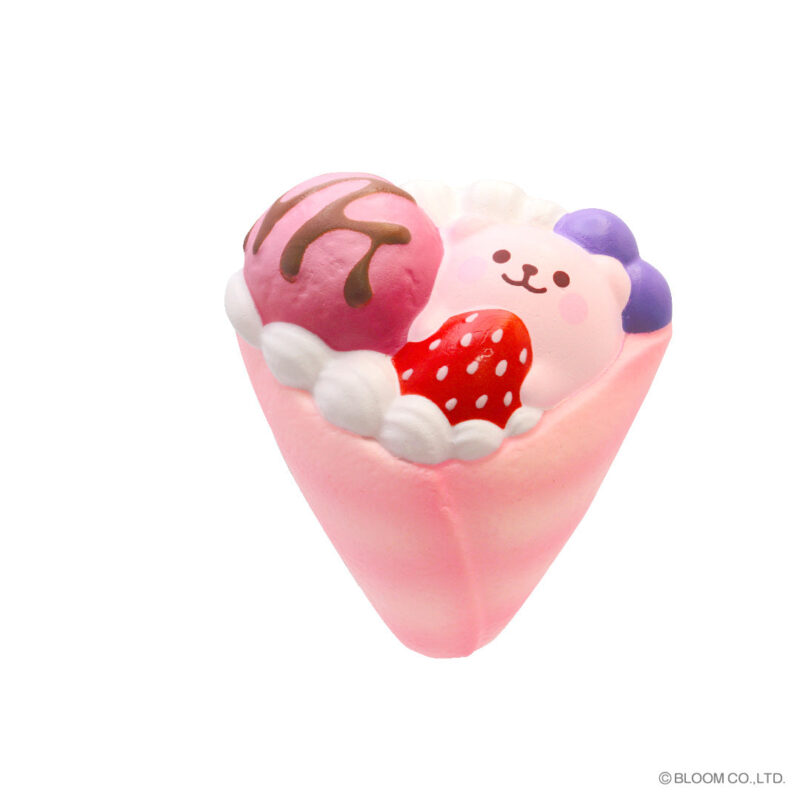IBloom - Marshmallow Bear's Strawberry Crepe MINI - Squishy Japan